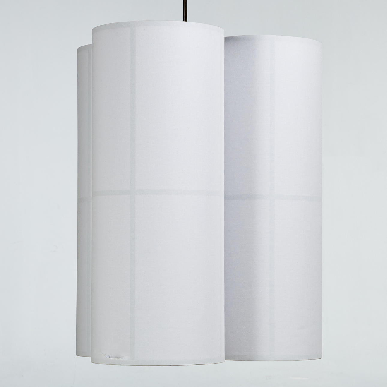 STANDARD ARCHITECTS. “Hashira Cluster”, large, ceiling lamp, steel ...
