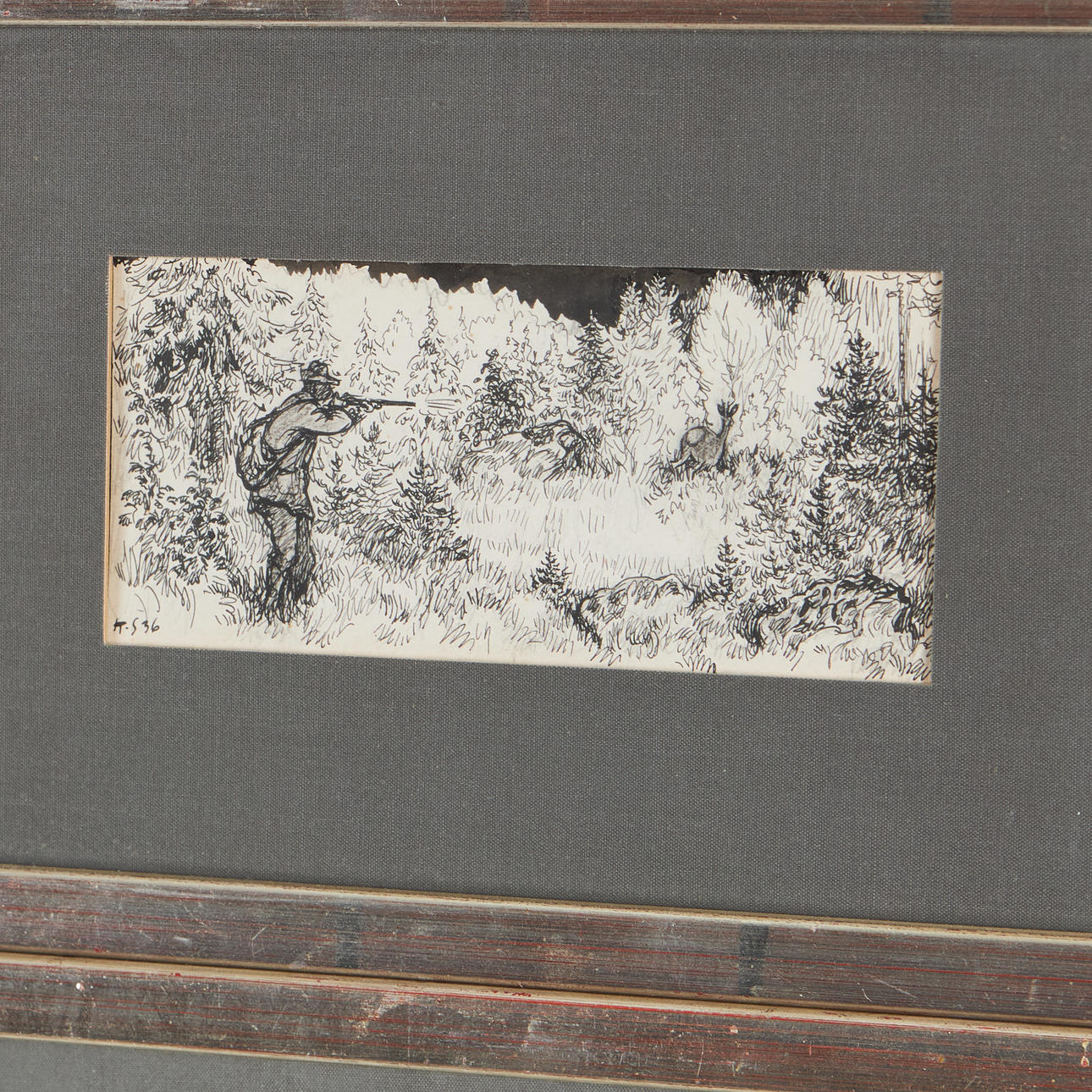 KNUT STANGENBERG (1871-1955). Illustrationer, 12 st, tusch på papper ...