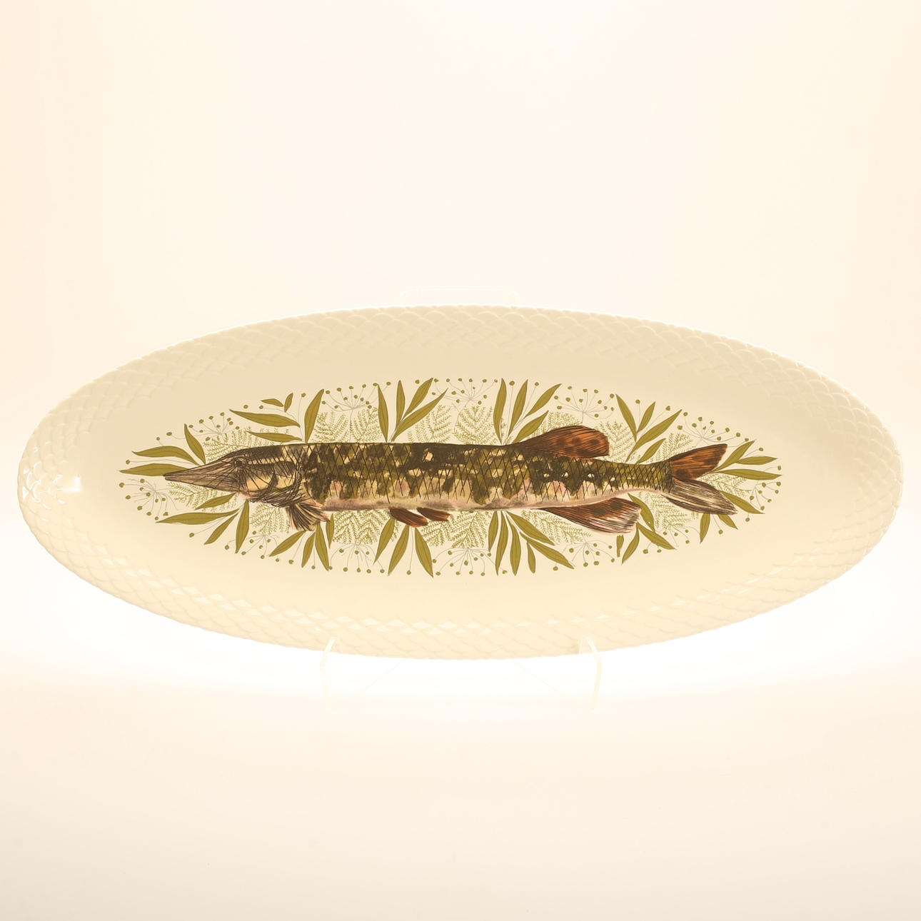 A set of 10 fish dishes, Gien, France. Ceramics & Porcelain - European ...
