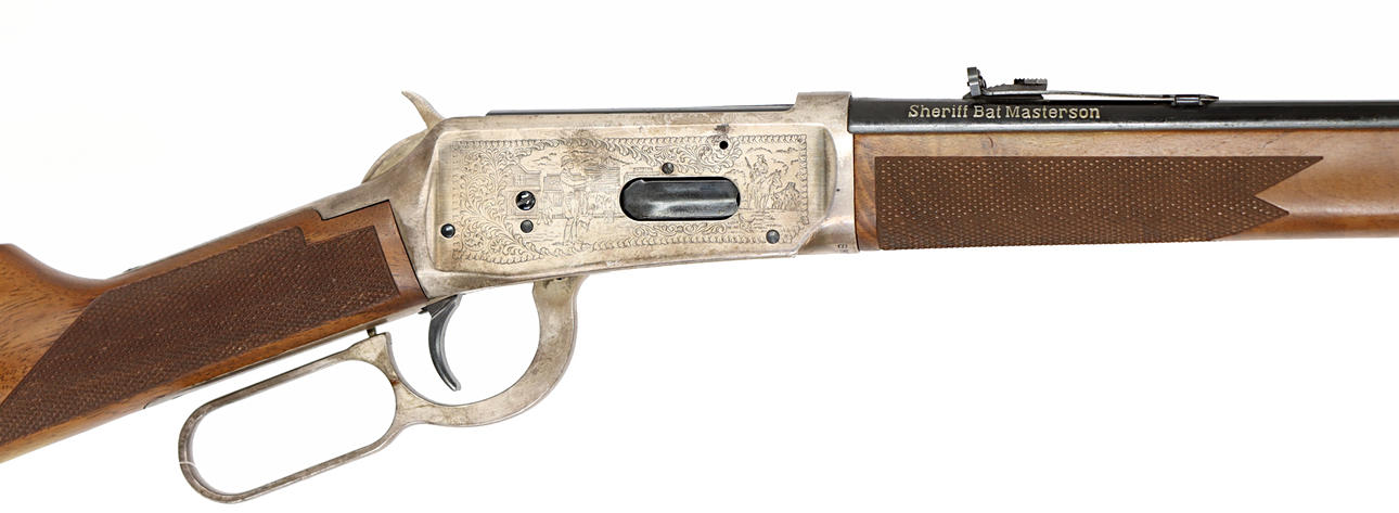 SHOTGUN, Winchester-made shotgun, model 1894 Sheriff Bat Masterson ...