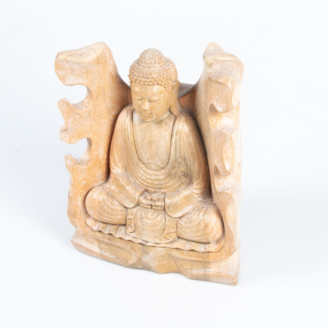 BUDDHA. Trä, figurin, 1900-tal. Asiatika - Auctionet