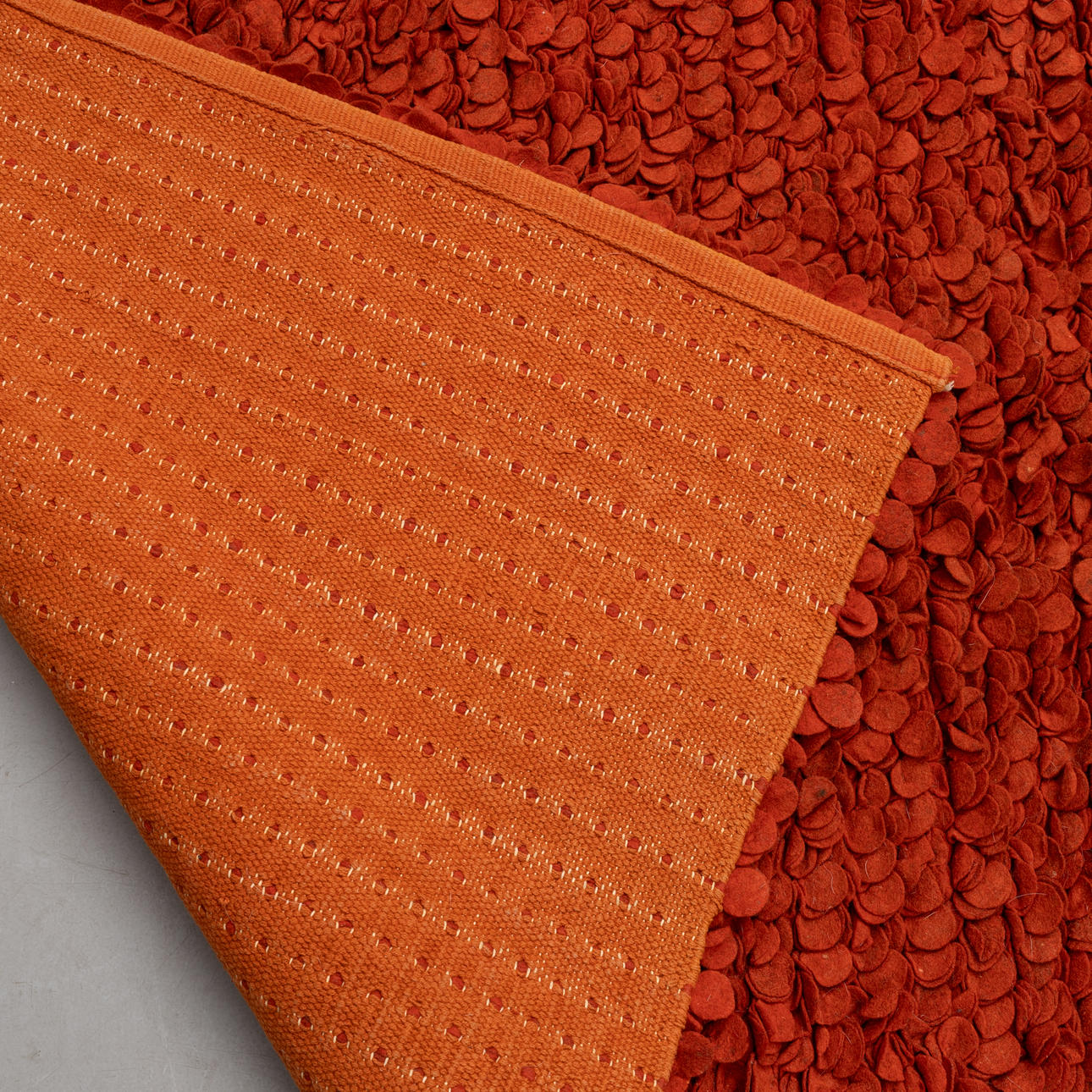 HAY, matta, orange, samtida, ca 204 x 134 cm. Mattor & Textil - Mattor ...