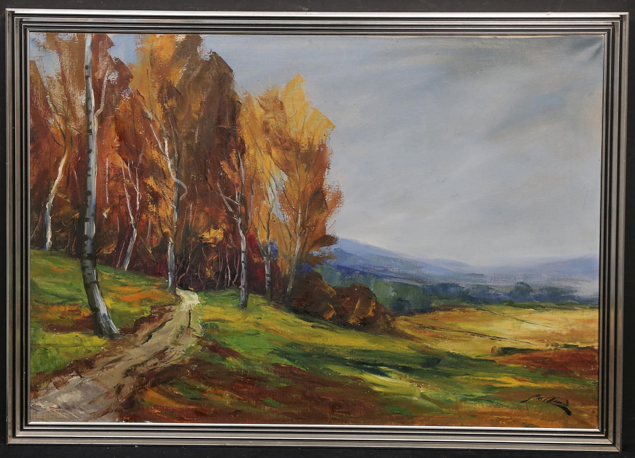 AXEL LIND. Landskap. Olja på duk, signerad Axel Lind. Konst - Måleri ...