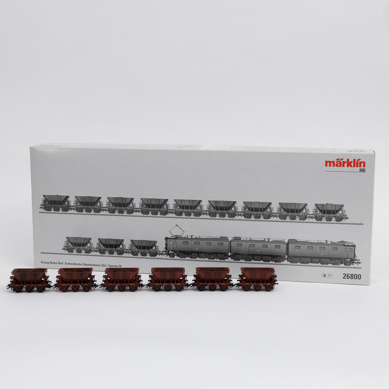 MÄRKLIN 6 ore wagons from train set 26800 in original packaging. Toys ...