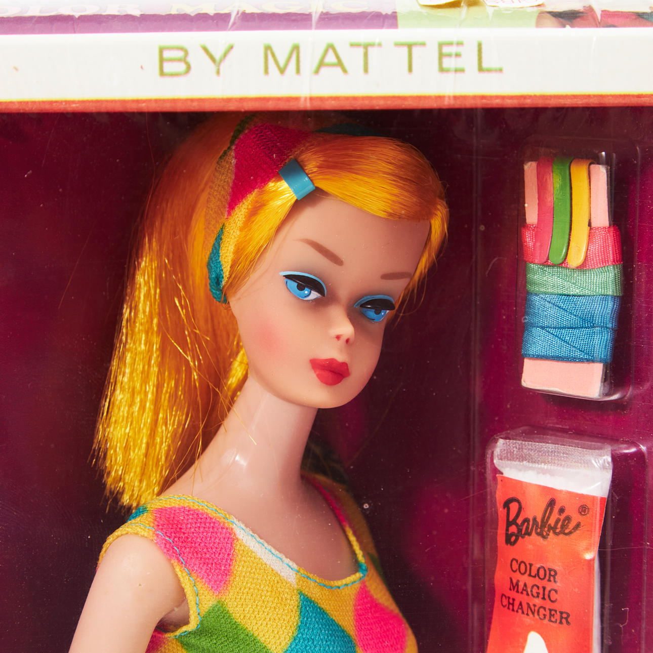 BARBIE, #1150 BL, Color Magic, Scarlet Flame- Golden Blonde, (1966 ...