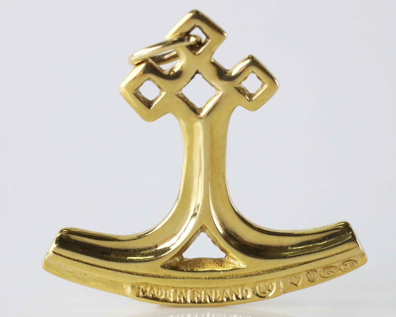 TONY GRANHOLM. riipus, kulta 18K, Thor's Hammer, Kalevala Koru, Suomi ...