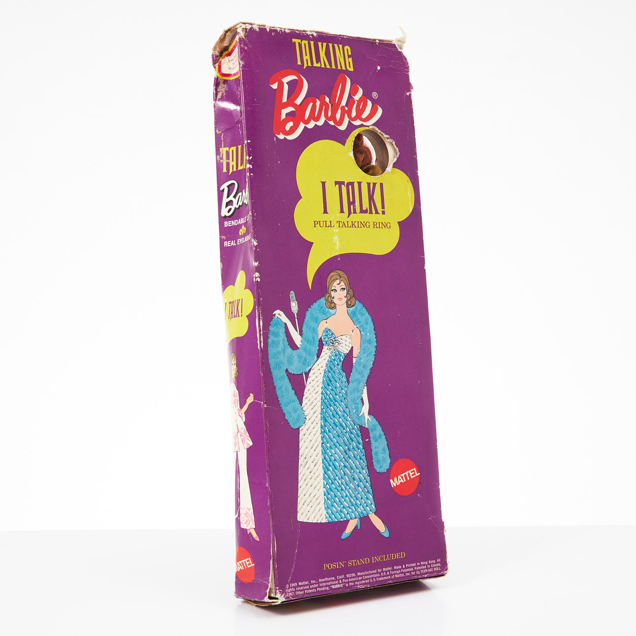 BARBIE, #1115 BL, Talking Barbie, Titian, © 1967 Mattel, Inc. U.S ...