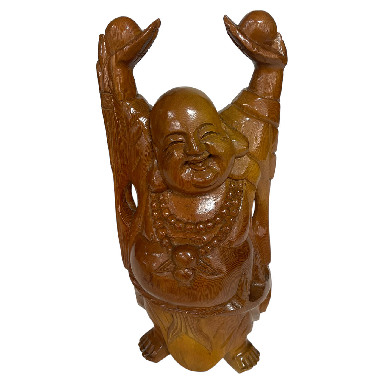 BUDDHA, trä, 1900-talet. Konst - Skulptur - Auctionet