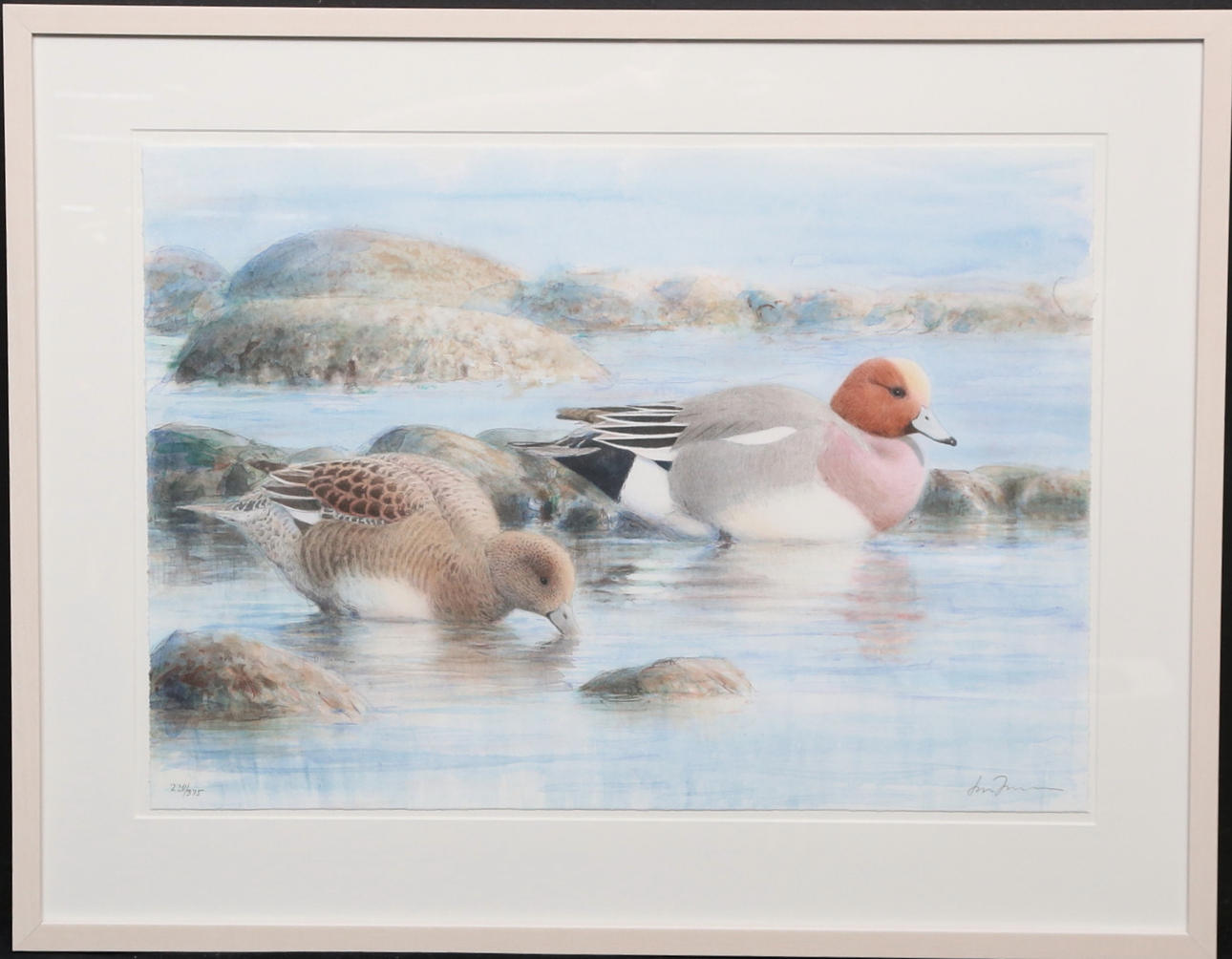 LARS JONSSON. Aprilljus. Färglitografi, signerad Lars Jonsson, numrerad ...