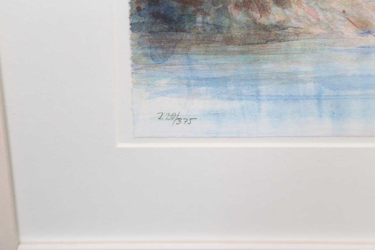 LARS JONSSON. Aprilljus. Färglitografi, signerad Lars Jonsson, numrerad ...