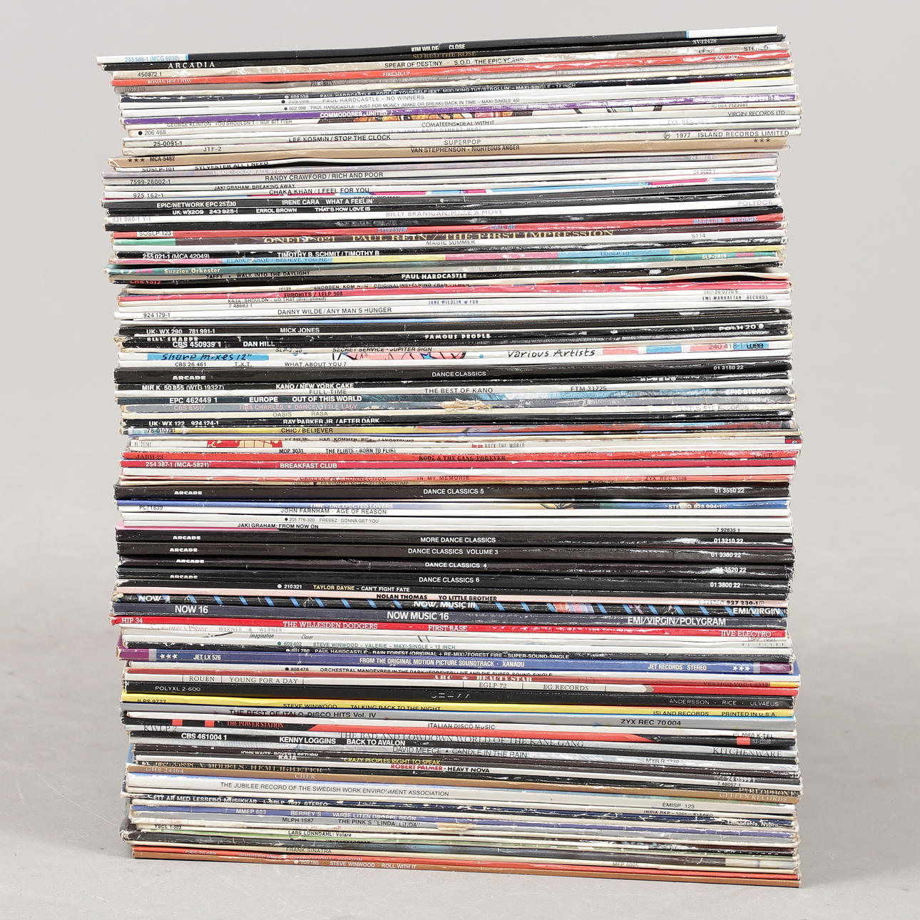 LP-SKIVOR, ca 120 st vinylskivor, 1980-tal. Övrigt - Övrigt - Auctionet