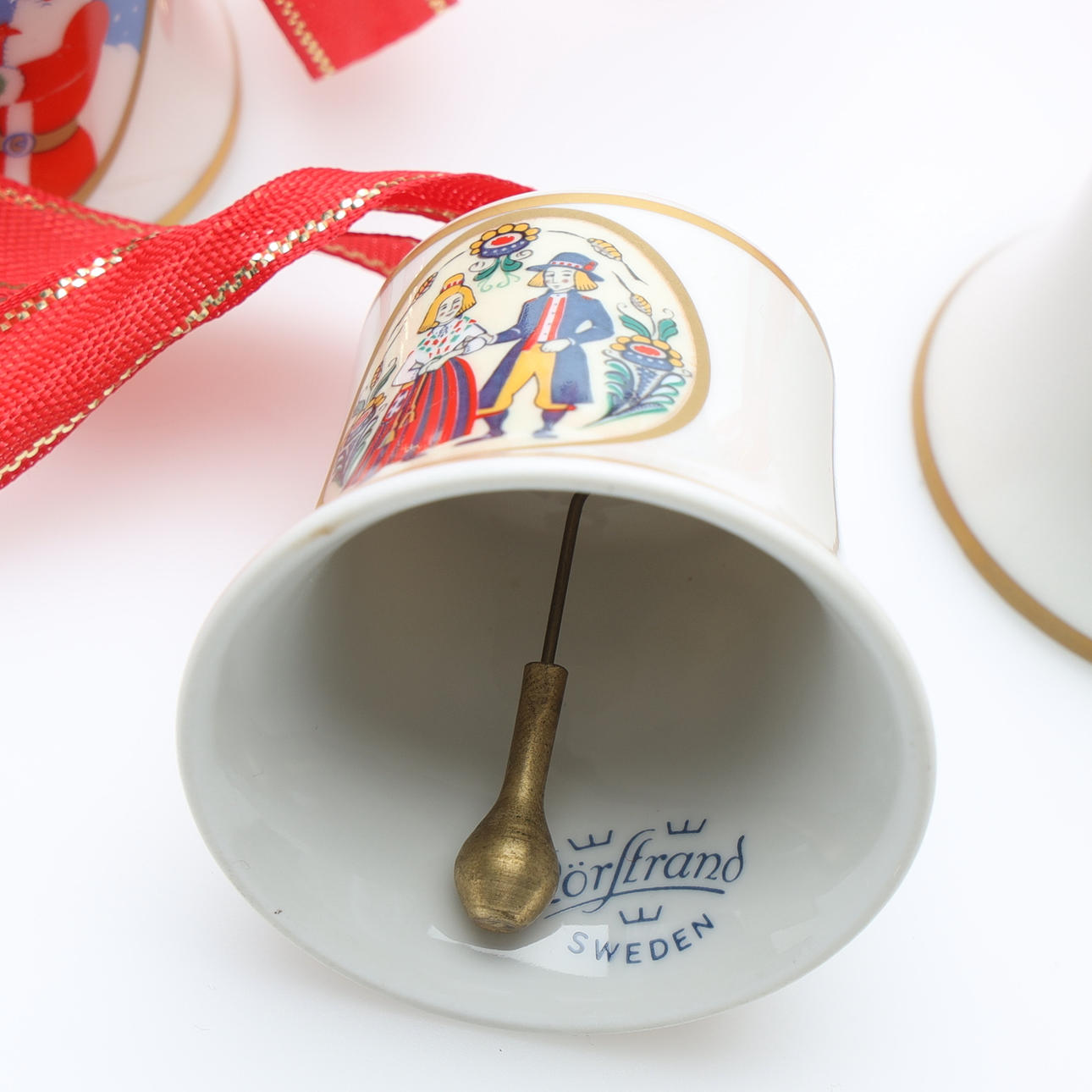 JULKLOCKOR, Samling, 16 par, porslin, "Gammeldags jul, Rörstrand, 1970/ ...