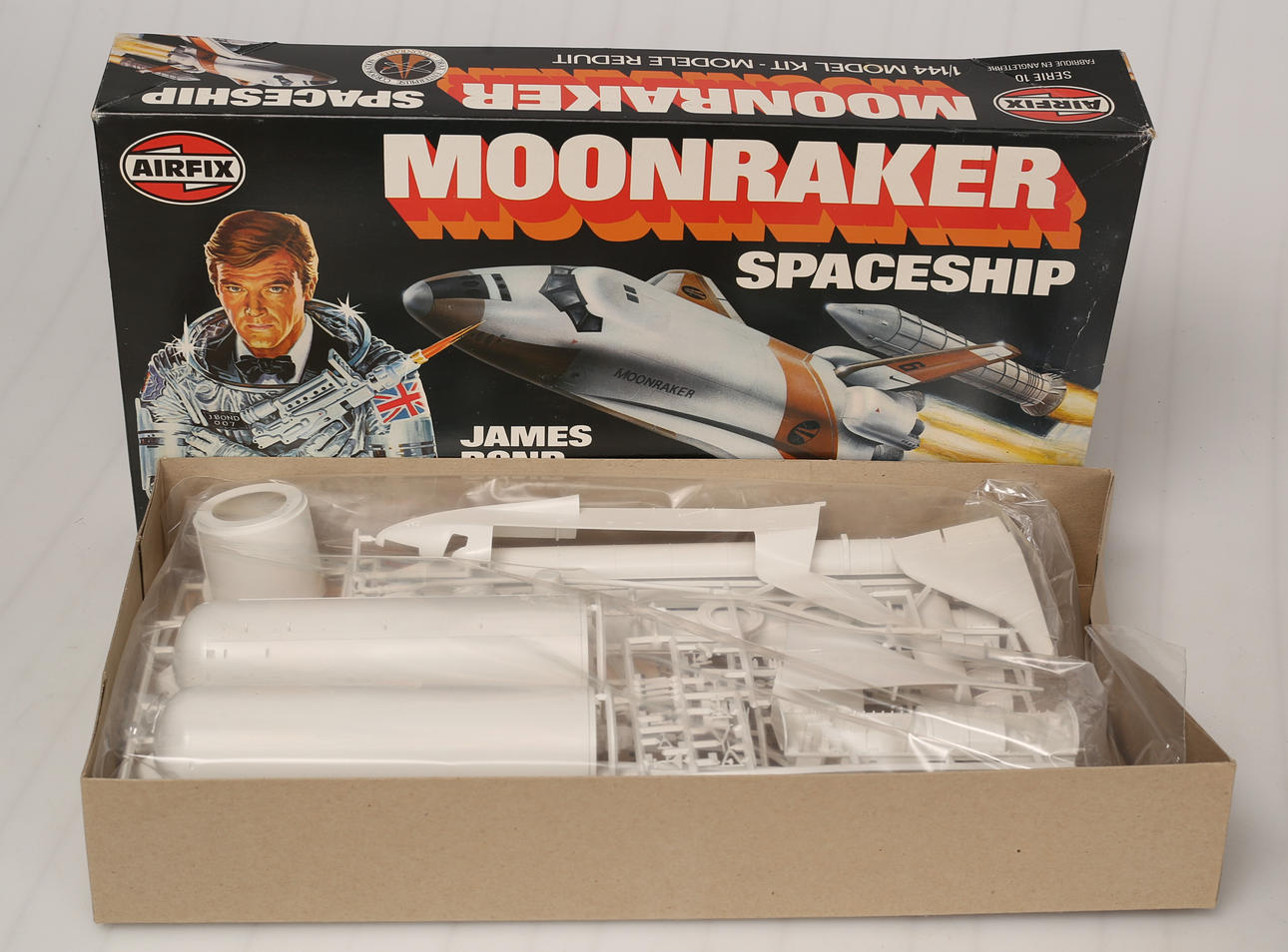 JAMES BOND, Airfix, Moonraker byggsatser orörda och kompletta, 6 ...