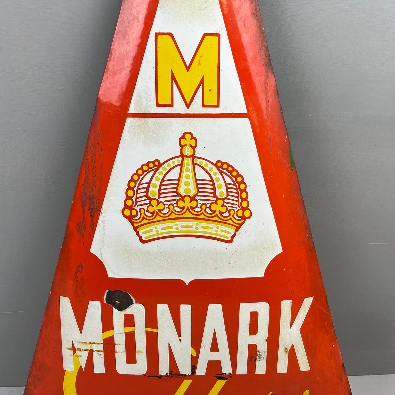 MONARK CYKLAR, emaljskylt, ca 1940-tal. Fordon, Båtar & Delar ...