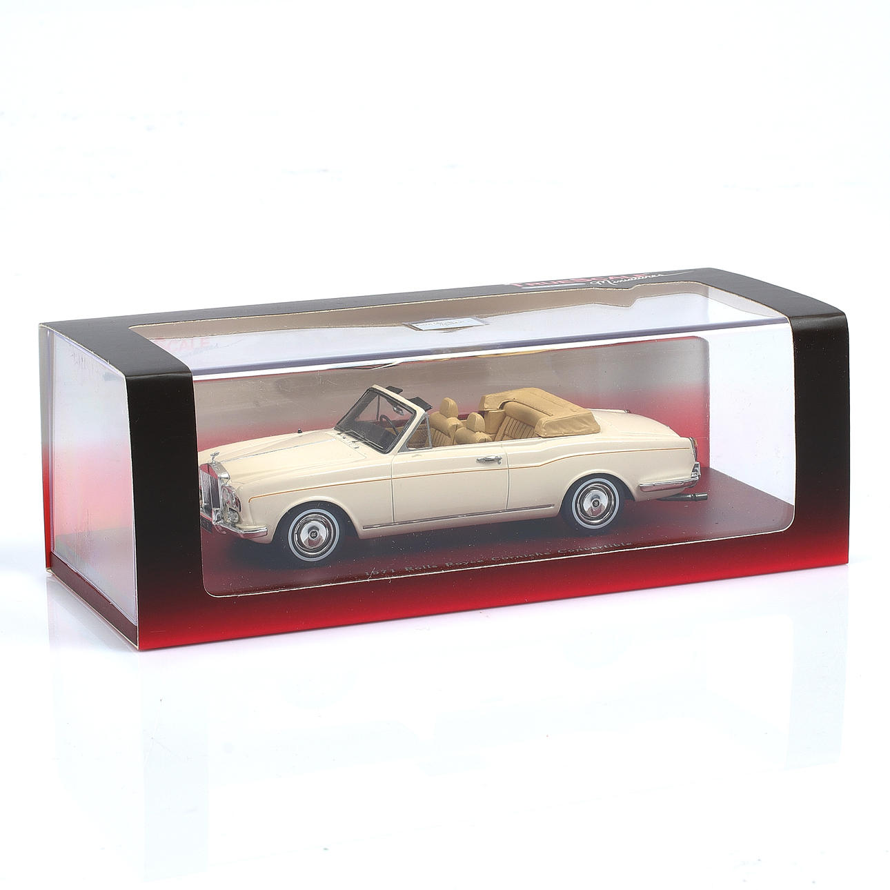 MODELLBIL, metall/resin, Rolls Royce Corniche Convertible, 1971 ...