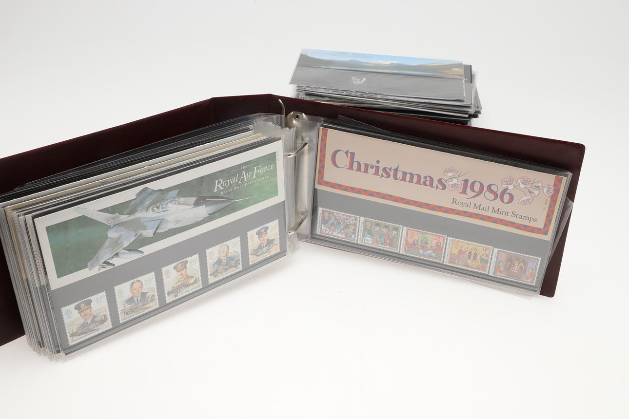 PRESENTATION STAMP PACKS, STAMP BOOKLETS & OTHER ITEMS. Coins, Medals ...