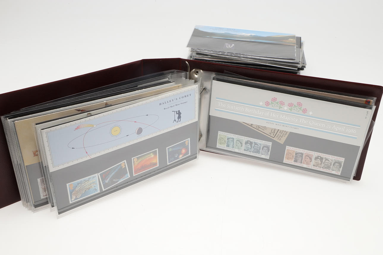 PRESENTATION STAMP PACKS, STAMP BOOKLETS & OTHER ITEMS. Coins, Medals ...