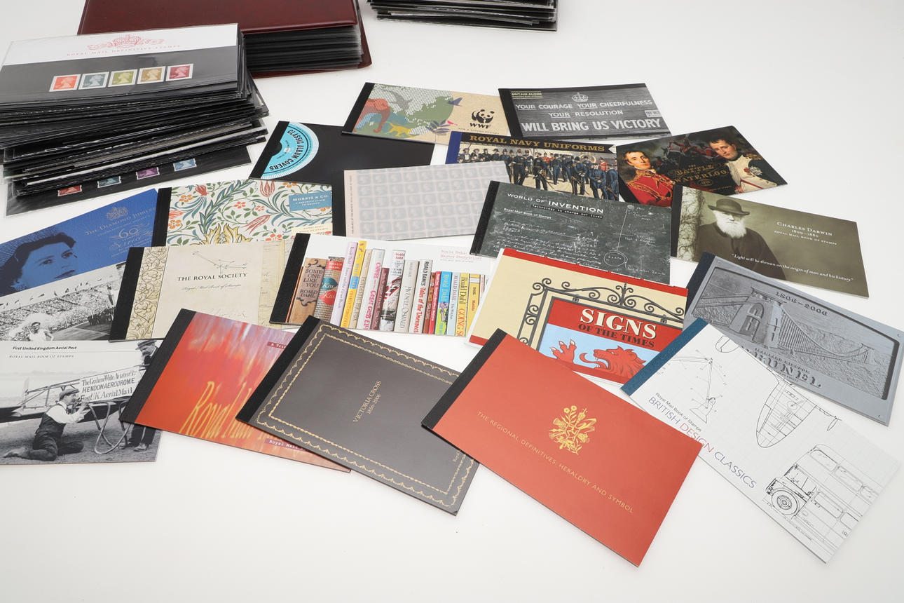 PRESENTATION STAMP PACKS, STAMP BOOKLETS & OTHER ITEMS. Coins, Medals ...