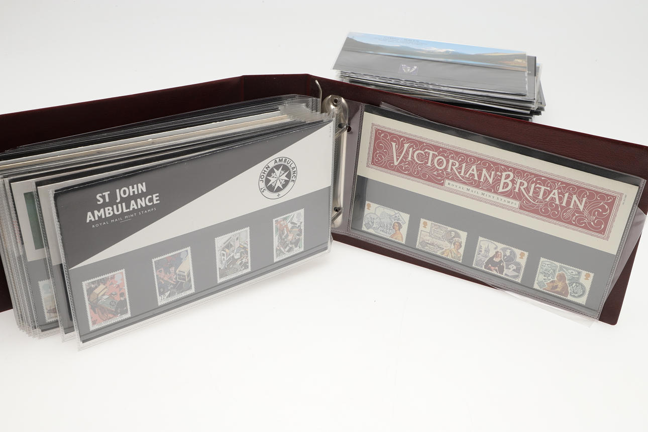 PRESENTATION STAMP PACKS, STAMP BOOKLETS & OTHER ITEMS. Coins, Medals ...