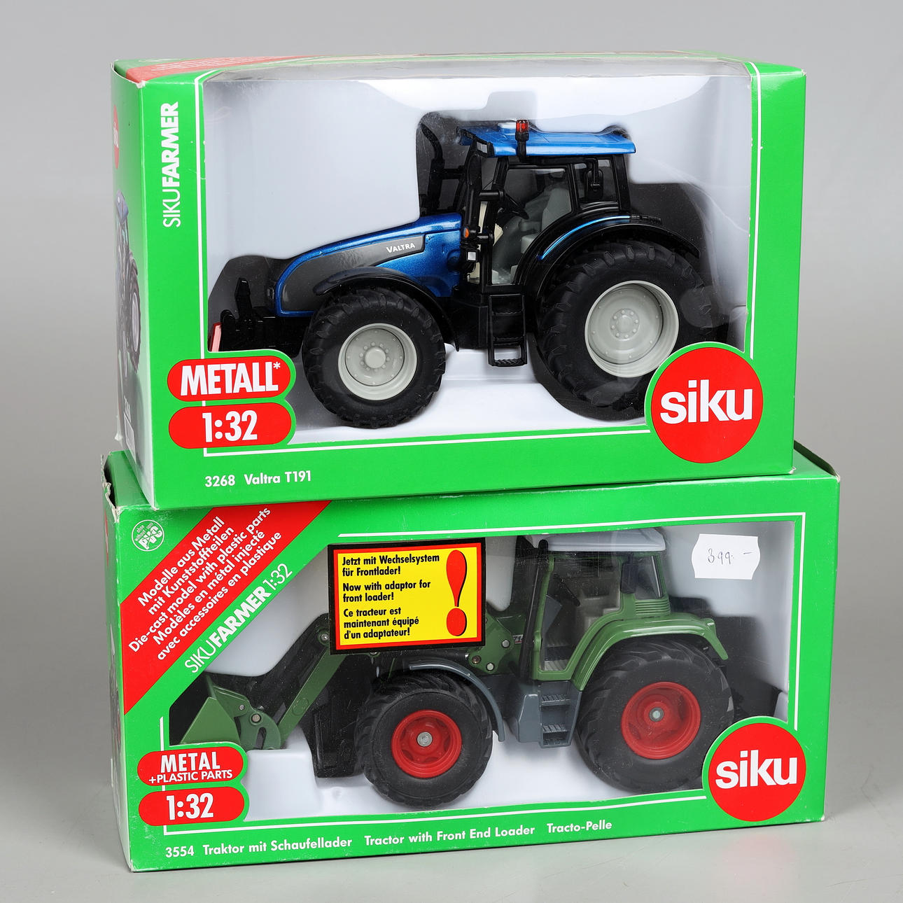 SIKU, 5 st, traktorer, 1900/2000-tal. Leksaker - Leksaker - Auctionet