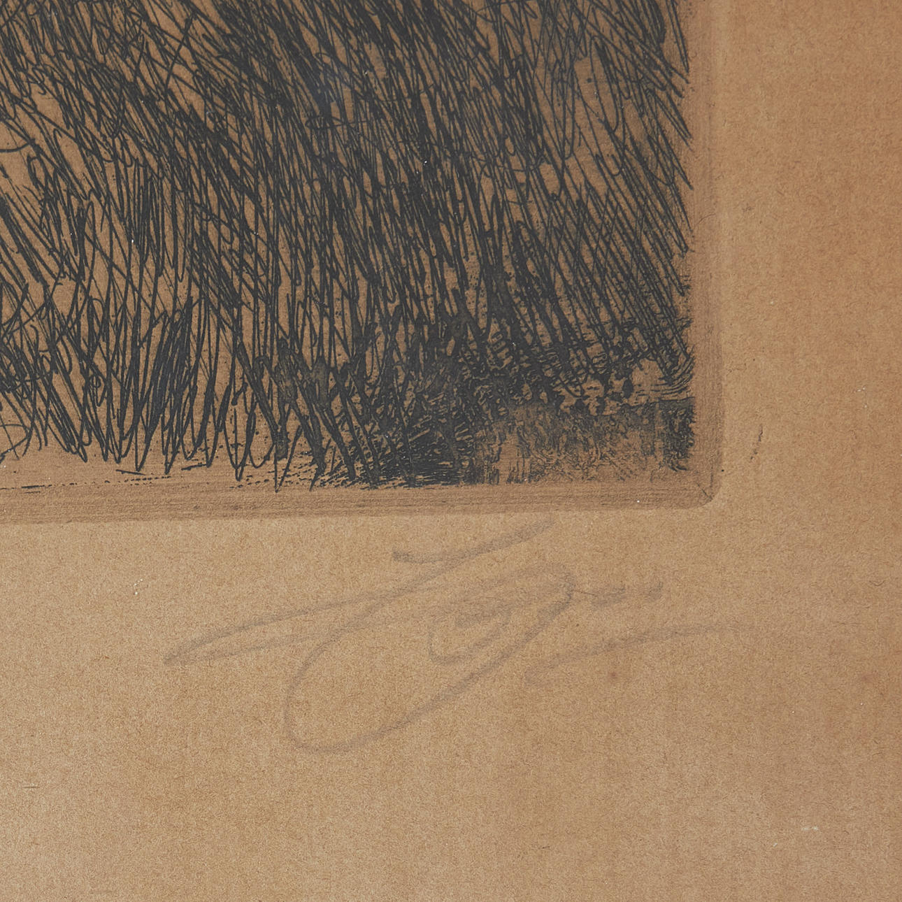 Anders Zorn Tre Systrar Etsning 1913 Signerad Med Blyerts Konst