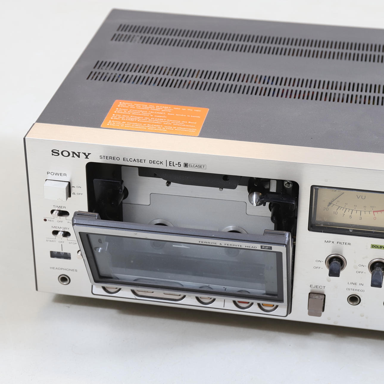 BANDSPELARE, Sony, Stereo Elcaset Deck, EL-5, Japan, 1970- tal. Övrigt ...