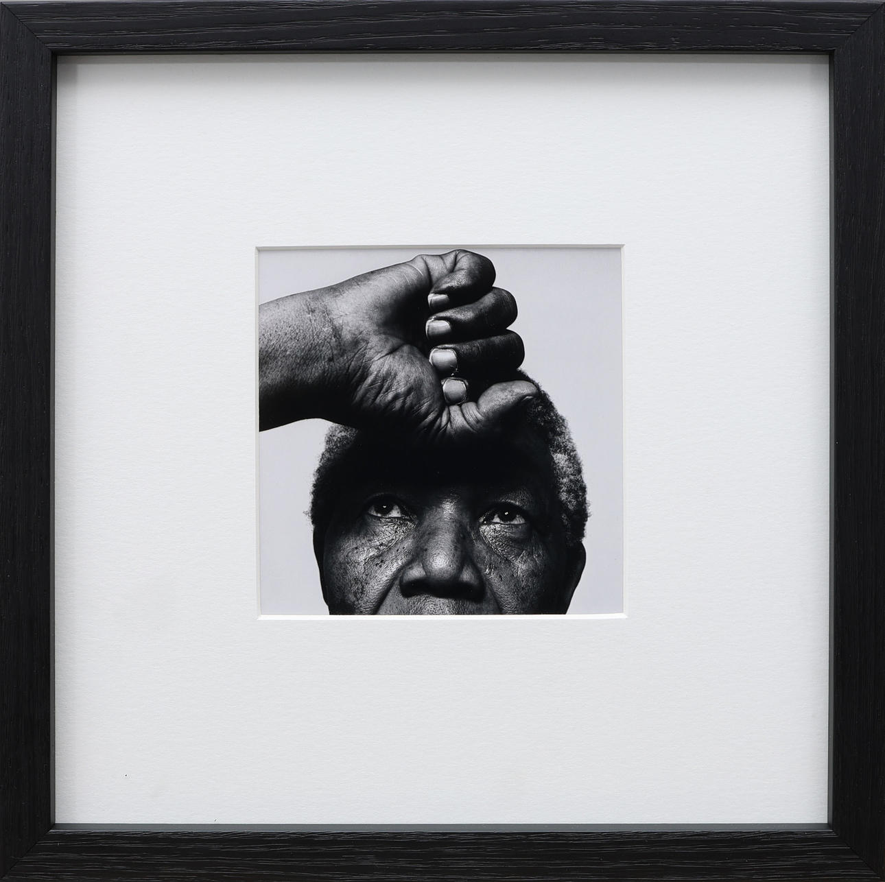 HANS GEDDA. "NELSON MANDELA". Konst - Fotografi - Auctionet