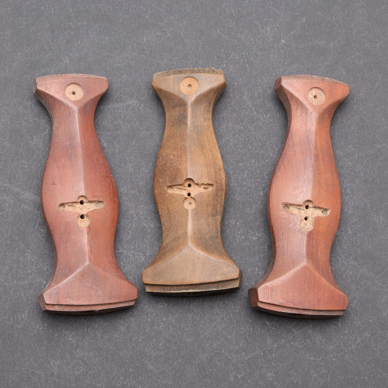 THREE UNUSED SECOND WORLD WAR GERMAN SA DAGGER GRIPS. Weapons ...