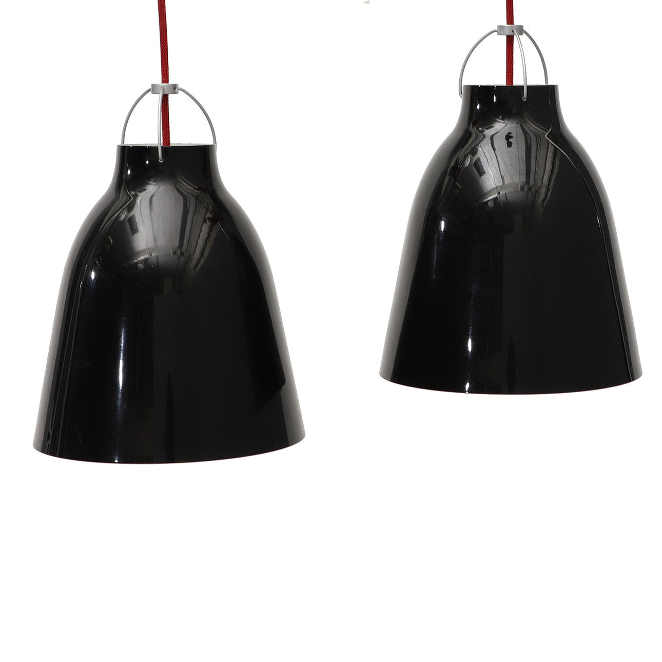 CECILIE MANZ. Ceiling lamps. a pair, “Caravaggio P2", Fritz Hansen ...