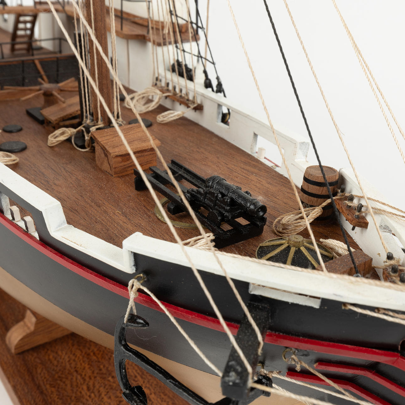 HMS THOR, fartygsmodell av hjulångarkorvett, efter förebild från 1840 ...