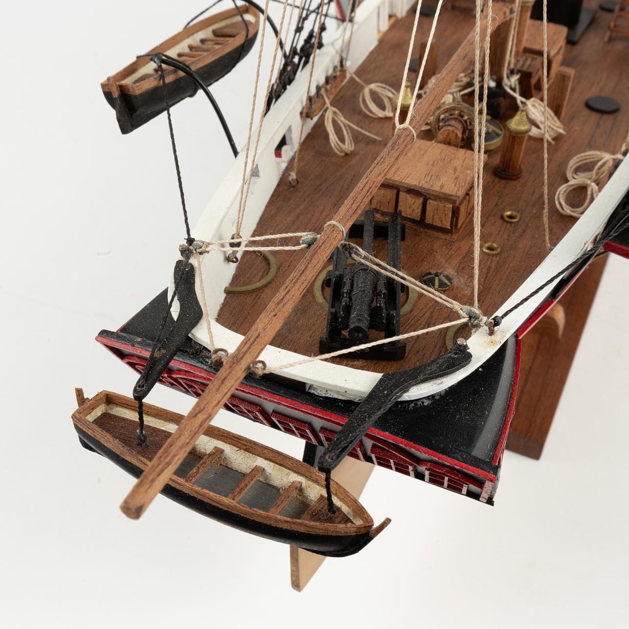 HMS THOR, fartygsmodell av hjulångarkorvett, efter förebild från 1840 ...