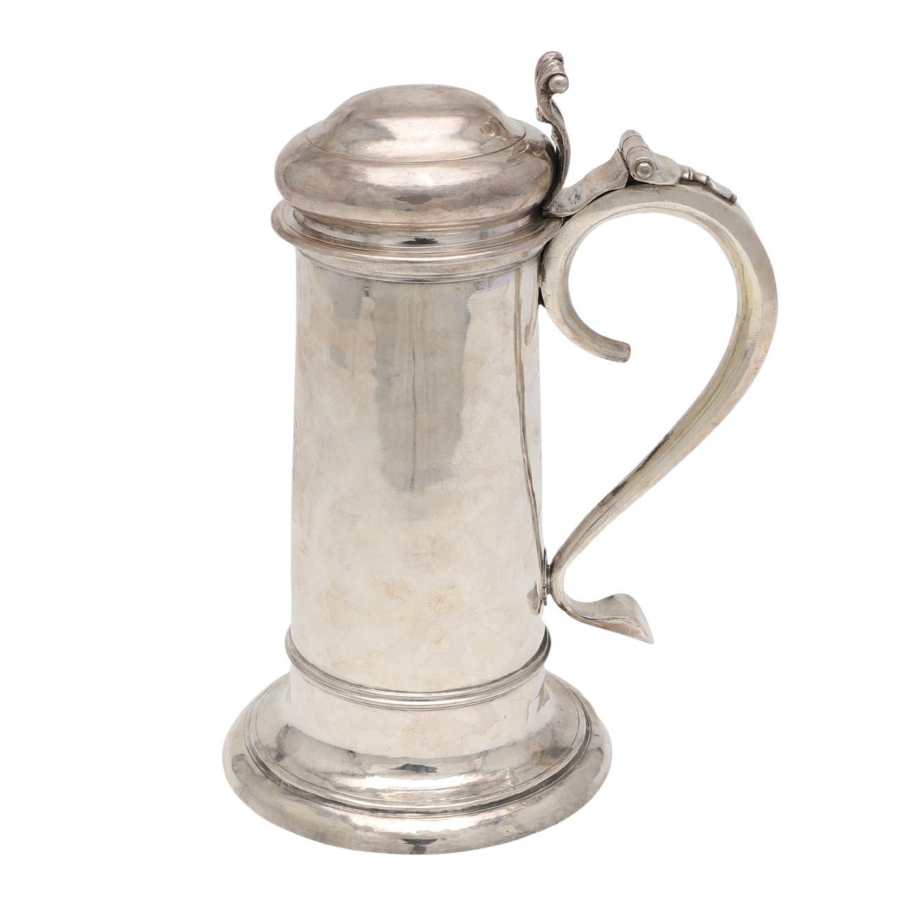 A GEORGE I SILVER COMMUNION FLAGON. Silver & Metals - Silver - Auctionet