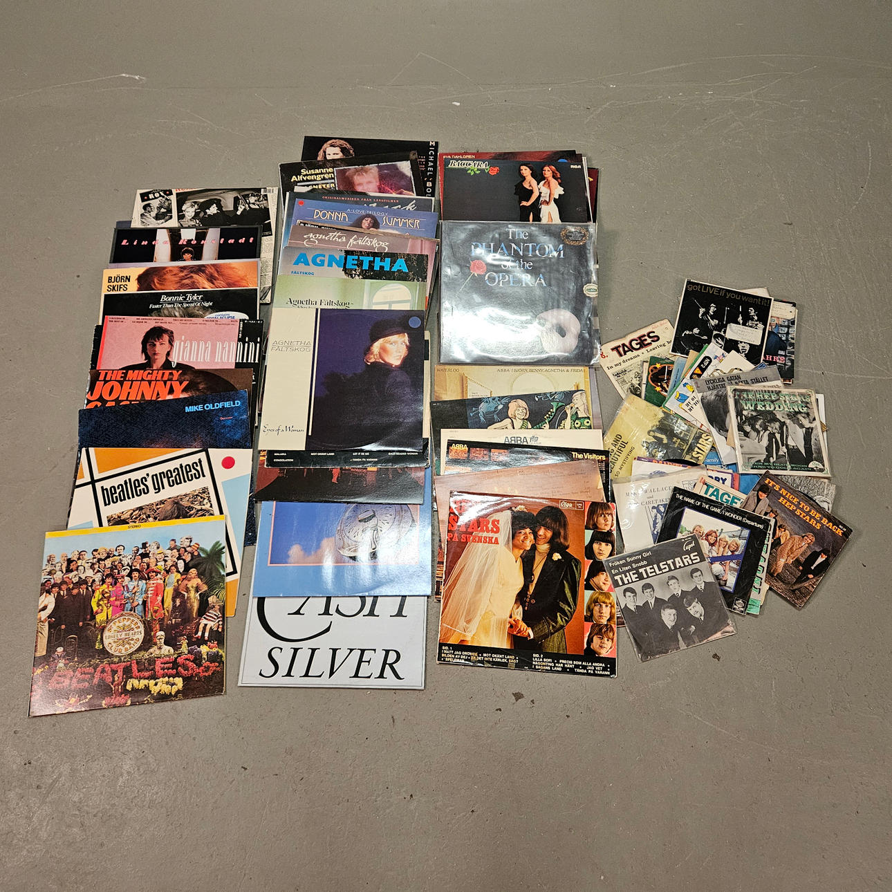 LP/EP-SKIVOR, bland annat The Beatles, Hep Stars. Övrigt - Övrigt ...