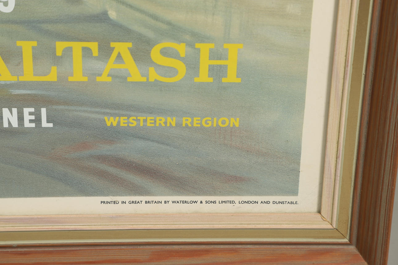 TERENCE CUNEO (1907-1996) - LARGE RAILWAY POSTER 'ROYAL ALBERT BRIDGE ...