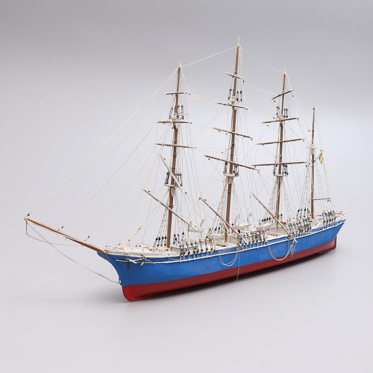 MODELLSKEPP, segelfartyg. Samlarföremål - Teknika & Nautika - Auctionet