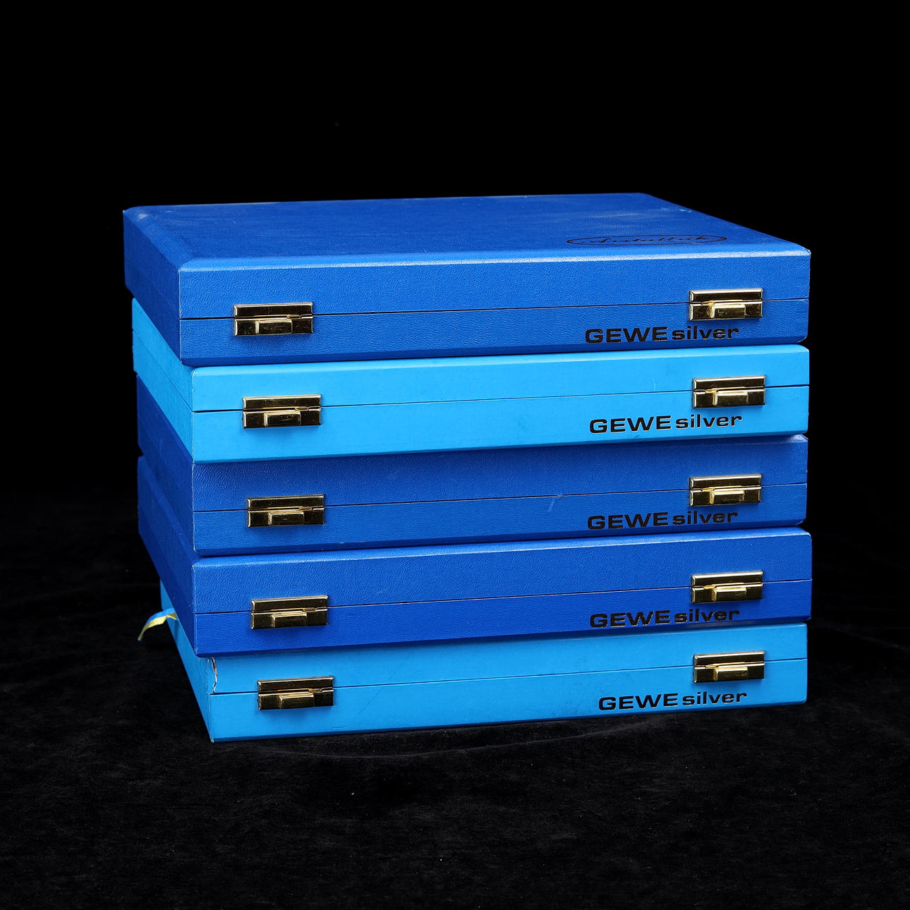 ÅRSTALLRIKAR, 5 st, silver, GEWE, totalvikt 1440 gram. Silver & Metall ...