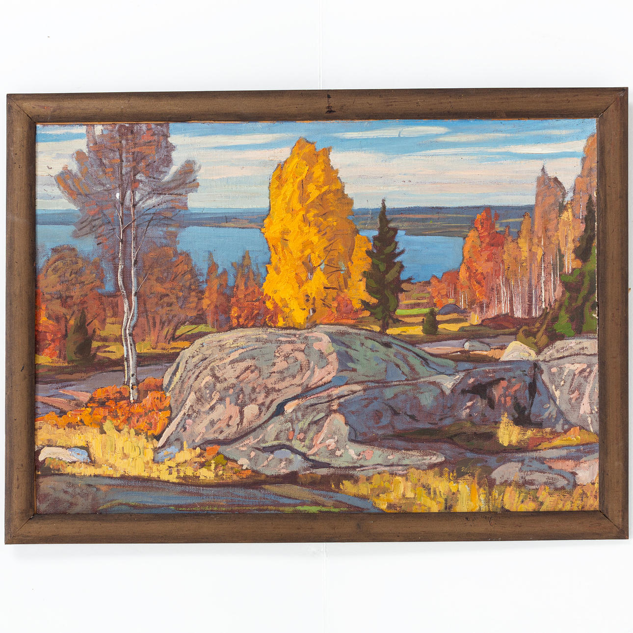 OKÄND KONSTNÄR, Olja. Konst - Måleri - Auctionet