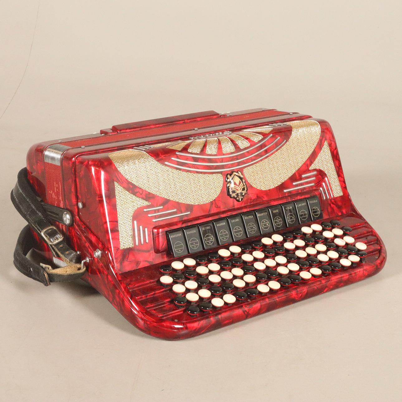 DRAGSPEL, Scandalli, 3 körigt, Italien. Samlarföremål - Musikinstrument ...