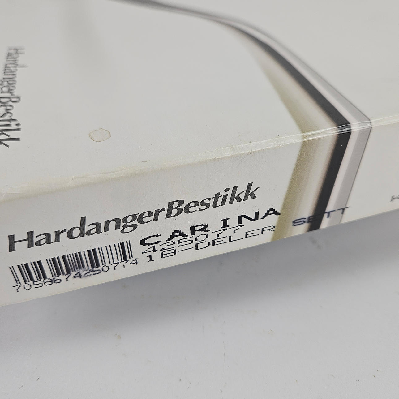 BESTICK, 18 delar, "Carina", rostfritt stål, Hardanger. Norge. Silver ...
