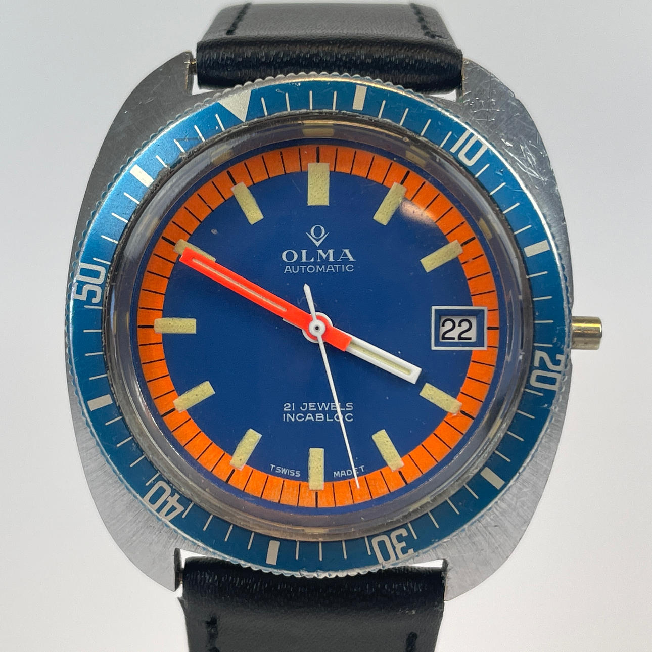 ARMBANDSUR, Olma, automatic, stål. Klockor & Ur - Armbandsur - Auctionet