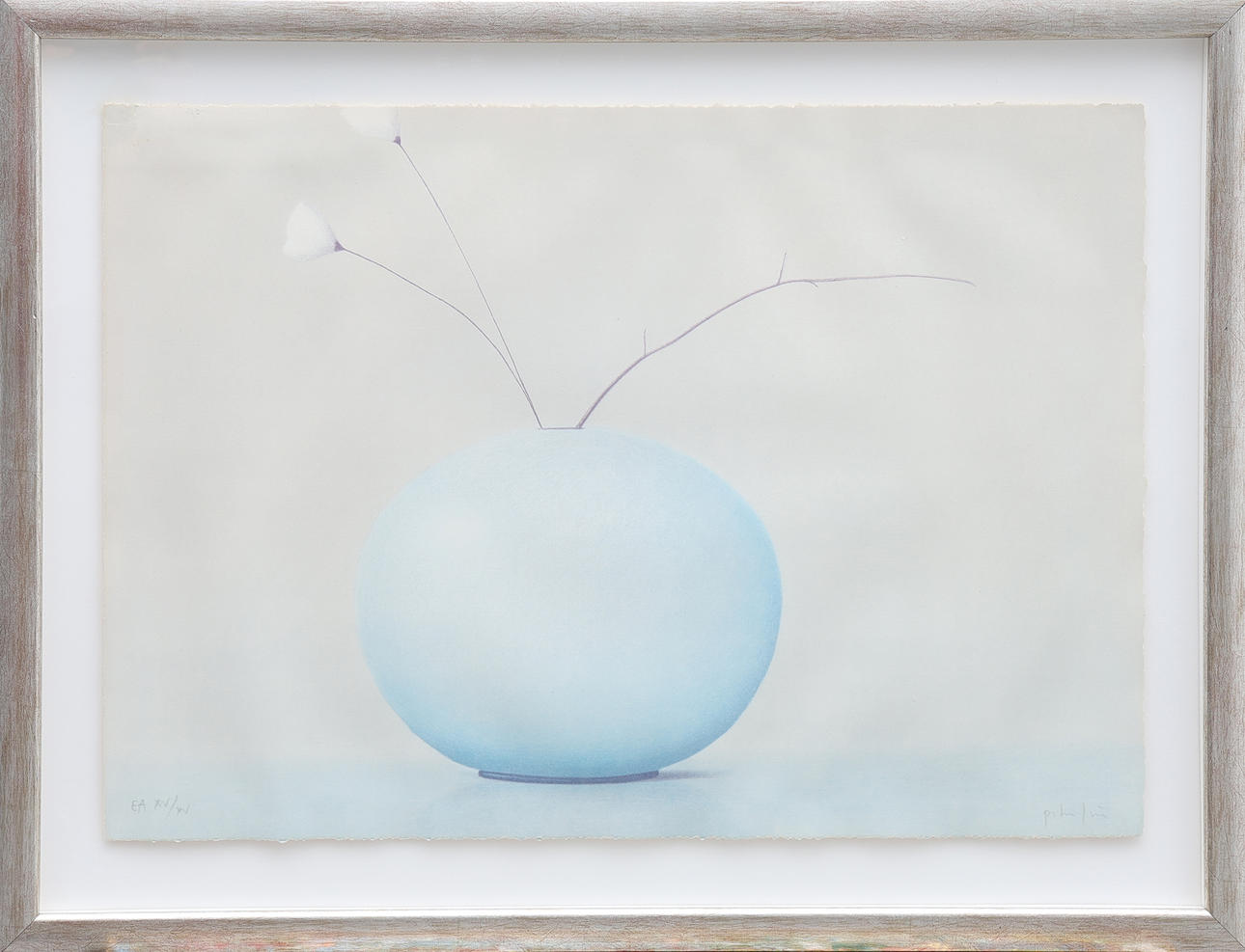 PETER FRIE. BLOMMOR OCH KVIST I VAS. Konst - Grafik - Auctionet