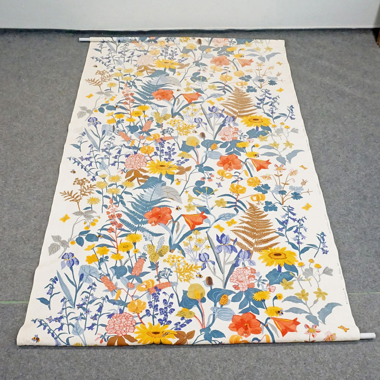 GOCKEN JOBS (1914 - 1995), tyg/bonad, "Stugrabatt", Jobs Boden, Leksand ...