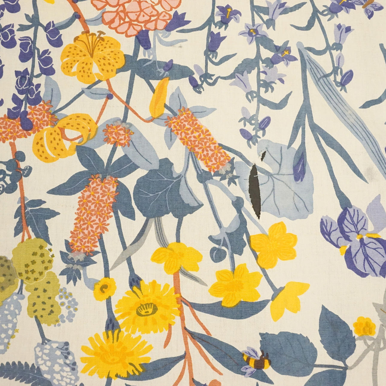 GOCKEN JOBS (1914 - 1995), tyg/bonad, "Stugrabatt", Jobs Boden, Leksand ...