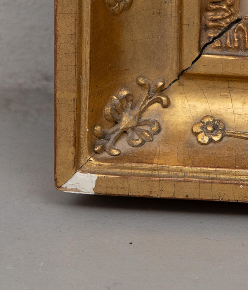 GRAVYR MED KRÖNT RAM, empire, Sverige 1820-30-tal. Konst - Grafik - Auctionet