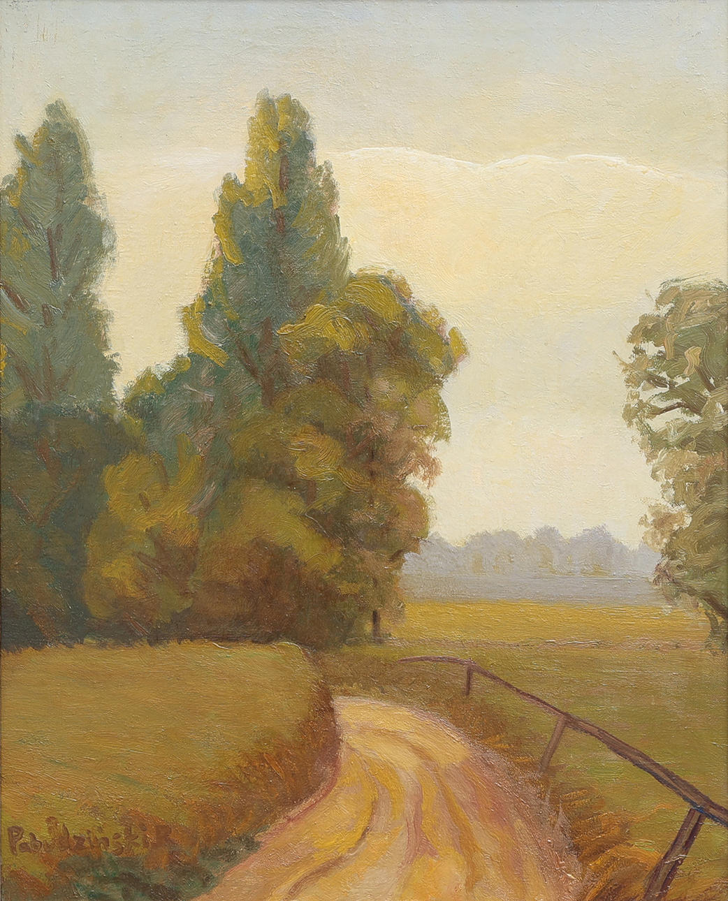 PRZEMYSŁAW PABUDZIŃSKI. “POPLAR”. Art - Paintings - Auctionet