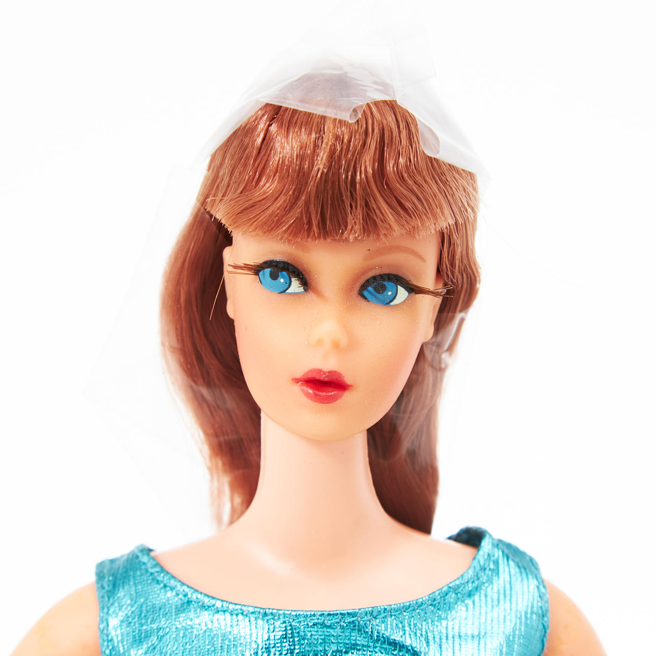 BARBIE, #1116, Dramatic New Living Barbie, Light Auburn Long Medium ...