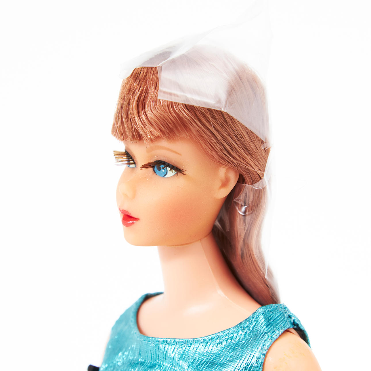BARBIE, #1116, Dramatic New Living Barbie, Light Auburn Long Medium ...