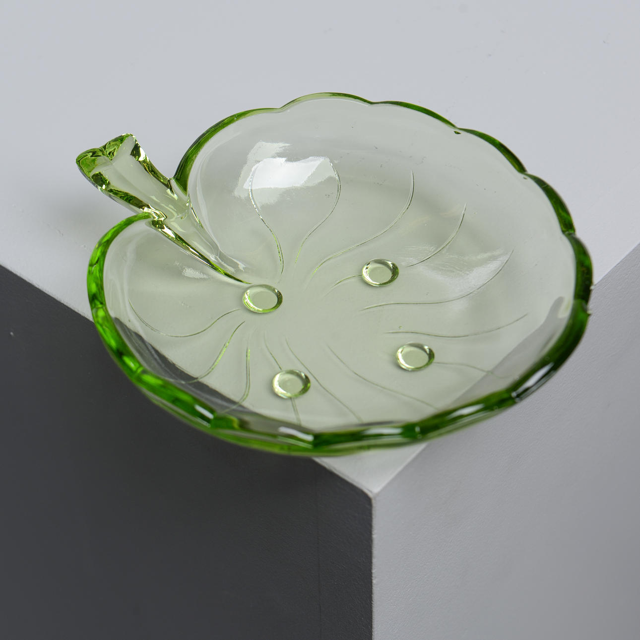 FRITZ DAHL. Servisdelar, 9 st, glas, Hovmantorp Nya Glasbruk, ca 1940 ...