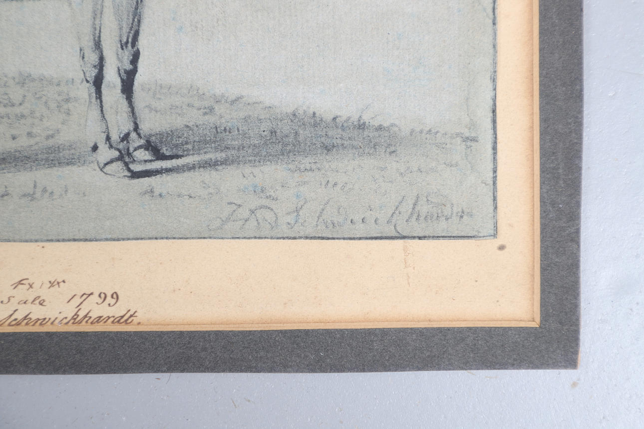 HENDRIK WILLEM SCHWEICKHARDT (1746-1797). STUDY OF A HORSE. Art ...