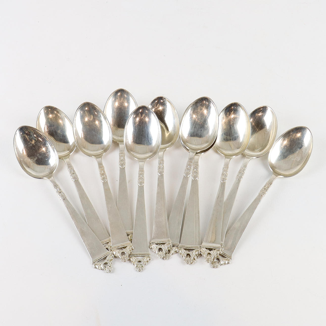 SKEDAR 12 stycken, silver, Norge. Silver & Metall - Silver - Auctionet